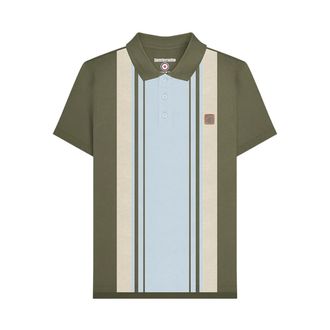 Lambretta SS25 Poloshirt f&uuml;r Herren (Khakigr&uuml;n)