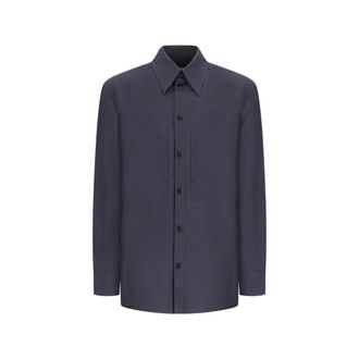 Jil Sander Camicia in cotone - - Shirts - Herren - Blau - XL
