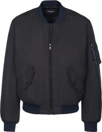 Dolce & Gabbana Bomberjacke - - Jackets - Herren - Schwarzk - XL