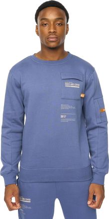 Duck and Cover Applewood Sweatshirt f&uuml;r Herren (Jeansblau)