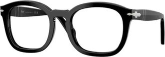 Persol unisex, Accessoires, Noir, Taille: 52 MM Square Lunettes