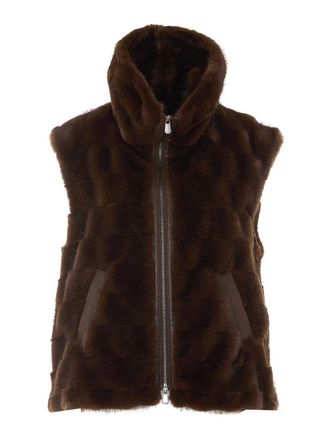 Mulberry Gilet - Marron