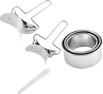 DOITOOL Kn&ouml;delschneider aus Edelstahl f&uuml;r Teigtaschenherstellung Kn&ouml;delformen f&uuml;r K&uuml;che und Gastronomie Einfache Anwendung und Reinigung