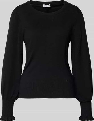 More & More Strickpullover mit Puffärmeln