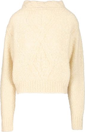Isabel Marant Pull Col Rond - Blanc