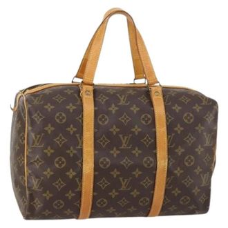 Louis Vuitton Pre-owned Canvas Reisetasche - - Pre-owned - Damen - Braun - ONE SIZE
