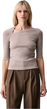 Maison Margiela Damen, Oberteile, Braun, SGr&ouml;&szlig;e