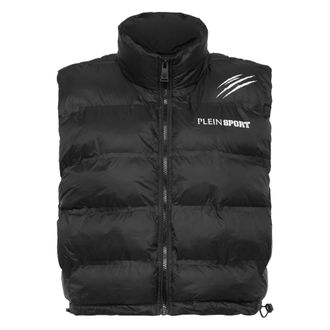 Plein Sport Leichte- wattierte Weste Scratch - - Sport - Damen - Schwarzk - L