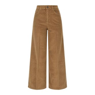 Cruna Taylor Weite Hose - - Trousers - Damen - Braun - L