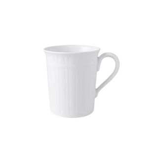 Villeroy & Boch Cellini Kaffeebecher, 300 ml, Premium Porzellan, wei&szlig;
