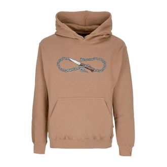 PROPAGANDA Logo Chain Hoodie Camel - - Sweatshirts & Hoodies - Herren - Braun - XL