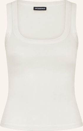 Jacquemus Jacquemus Top Le Debardeur Gros Grain weiss