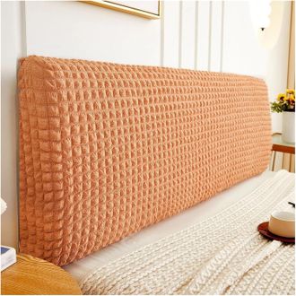 Generic Seersucker Bett Kopfteil Bezug, Schlafzimmer-Dekoration Elastischer Drucken Bettkopfteil Hussen Abnehmbarer Und 360° All-Inclusive,Staubdichter Kopfte