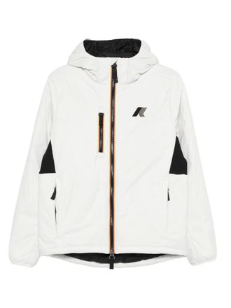K-Way Jacke mit Kapuze - Wei&szlig;