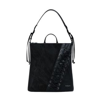 Desigual Tango Pretoria Mini Patch Rucksack - - Bags - Damen - Schwarzk - ONE SIZE