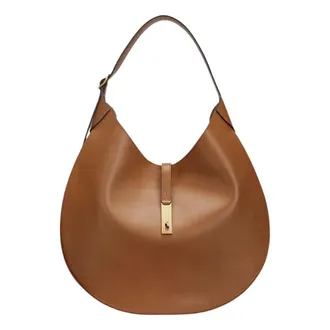 Polo Ralph Lauren Femme, Sacs, Brun, Taille: ONE Size Sac bandouli&egrave;re marron moyen