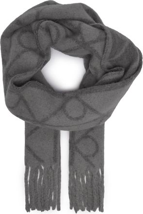 Calvin Klein Schal Calvin Klein Emblem Aop Brushed LV04D8072G Grau