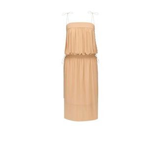 Saint Laurent Damen, Kleider, Beige, SGr&ouml;&szlig;e