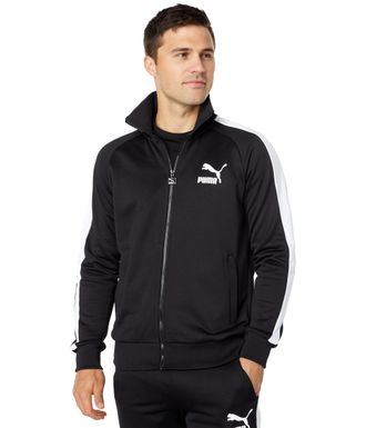 Puma Herren Iconic T7 Trainingsjacke, Schwarz, S