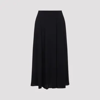 Alberta Ferretti Alberta Ferretti Georgette Midi Skirt