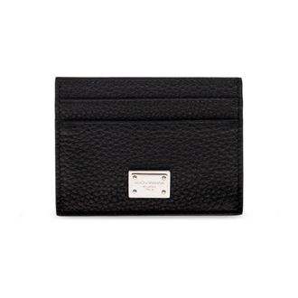 Dolce & Gabbana Kartenetui aus Leder mit Logo - - Accessories - Herren - Schwarzk - ONE SIZE