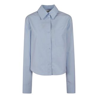 Max Mara Damen, Blusen & Hemden, Blau, SGr&ouml;&szlig;e
