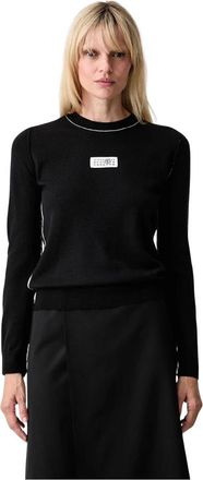 Maison Margiela Damen, Strickwaren, Schwarzk, SGr&ouml;&szlig;e