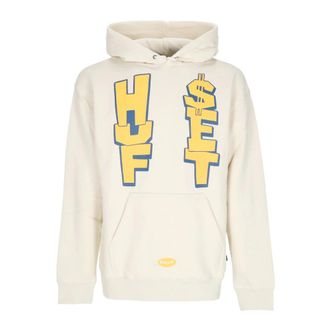 HUF Anthem Po Hoodie Langarm - - Sweatshirts & Hoodies - Herren - Wei&szlig; - S
