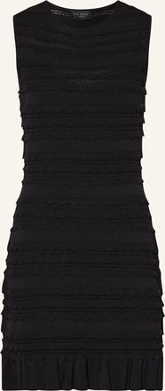 Ted Baker Strickkleid Avela Mit R&uuml;schen schwarz