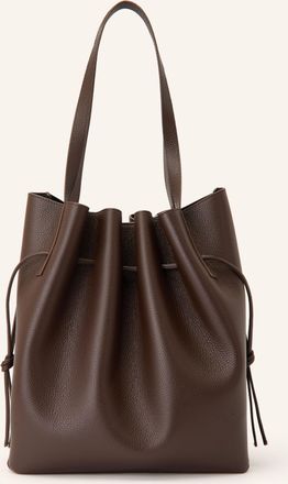 Yuzefi Yuzefi Beuteltasche Scallop braun
