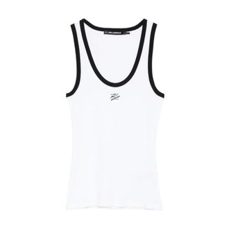 Karl Lagerfeld Damen, Oberteile, Wei&szlig;, SGr&ouml;&szlig;e