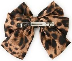 Au Printemps Paris Barette noeud &agrave; motif l&eacute;opard