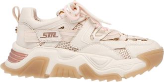 Steve Madden Kingdome Sneaker f&uuml;r Damen, niedrig geschnitten (Cremefarbe/Ros&eacute;gold)