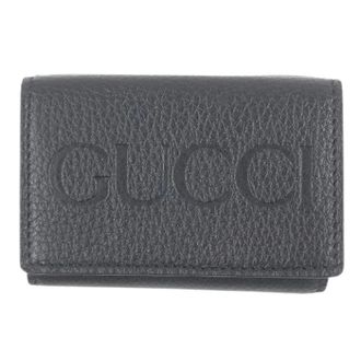 Gucci Pre-owned Cuir petite-maroquinerie - Homme - Pre-owned - Noir - Taille: ONE Size