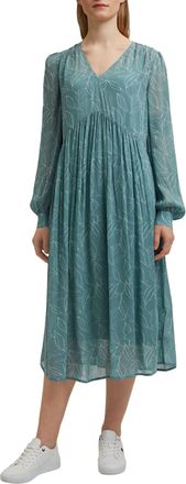 Esprit Collection Damen Kleid 031eo1e309, 463/Dark Turquoise 4, 38
