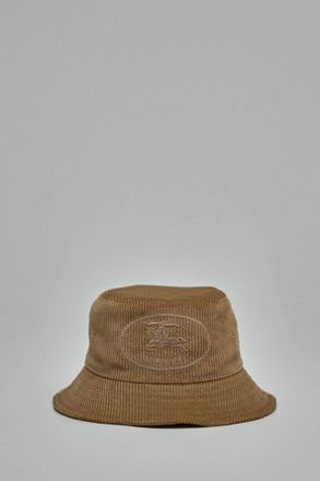 Burberry Knight Stamp Corduroy Bucket Hat
