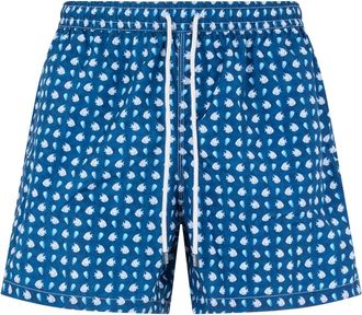 Fedeli Homme, Maillots de bain, Bleu, Taille: 2XL Madeira Swim Trunks
