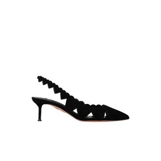 Aquazzura Amourose Maxi Sling 50 - - Shoes - Damen - Schwarzk - 39 1/2 EU