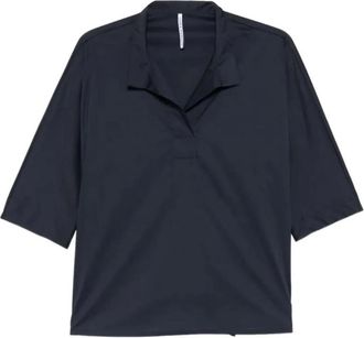 Liviana Conti Femme, Blouses et Chemises, Bleu, Taille: 38 FR Lucy Blouse