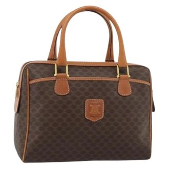 Celine Pre-owned Vintage macadam boston bag - Femme - Pre-owned - Brun - Taille: ONE Size