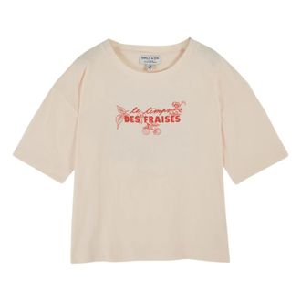 Emile Et Ida T-shirt Le Temps Des Fraises Coton Bio Emile et Ida