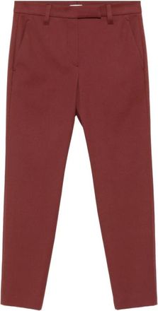 Brunello Cucinelli Femme, Pantalons, Rouge, Taille: 42 FR Slim Pantalons
