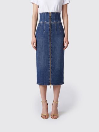 Elisabetta Franchi Rock Damen Farbe Navy