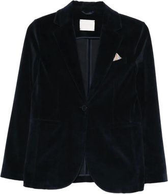 Circolo 1901 blazer en velours - Bleu