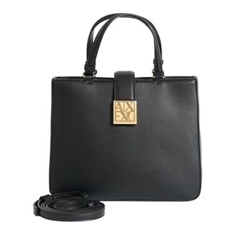 A|X Armani Exchange Femme, Sacs, Noir, Taille: ONE Size Sac &agrave; main en similicuir