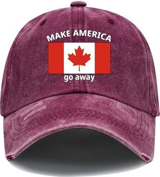 Generic Make America Go Away Hat, Make America Go Away Hat Casquette de baseball Canada, Bordeaux foncé., 53