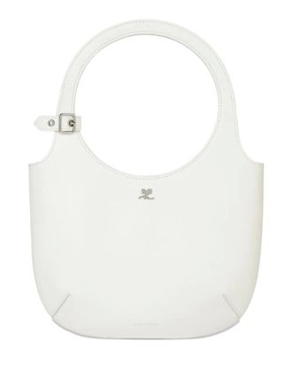Courrèges sac à main Holy à design demi-lune - Tons neutres