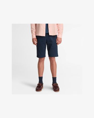Timberland Topsfield Chinoshorts aus Twill f&uuml;r Herren in Dunkelblau, Herren, Blau, Gr&ouml;&szlig;e