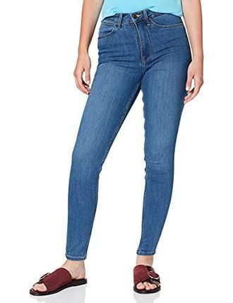 Wrangler High Rise Skinny, Jeans Femme,Rayé (Marina), 27W / 32L