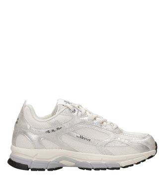 (The Mercer) N.Y. Les baskets Mercer blanc + argent